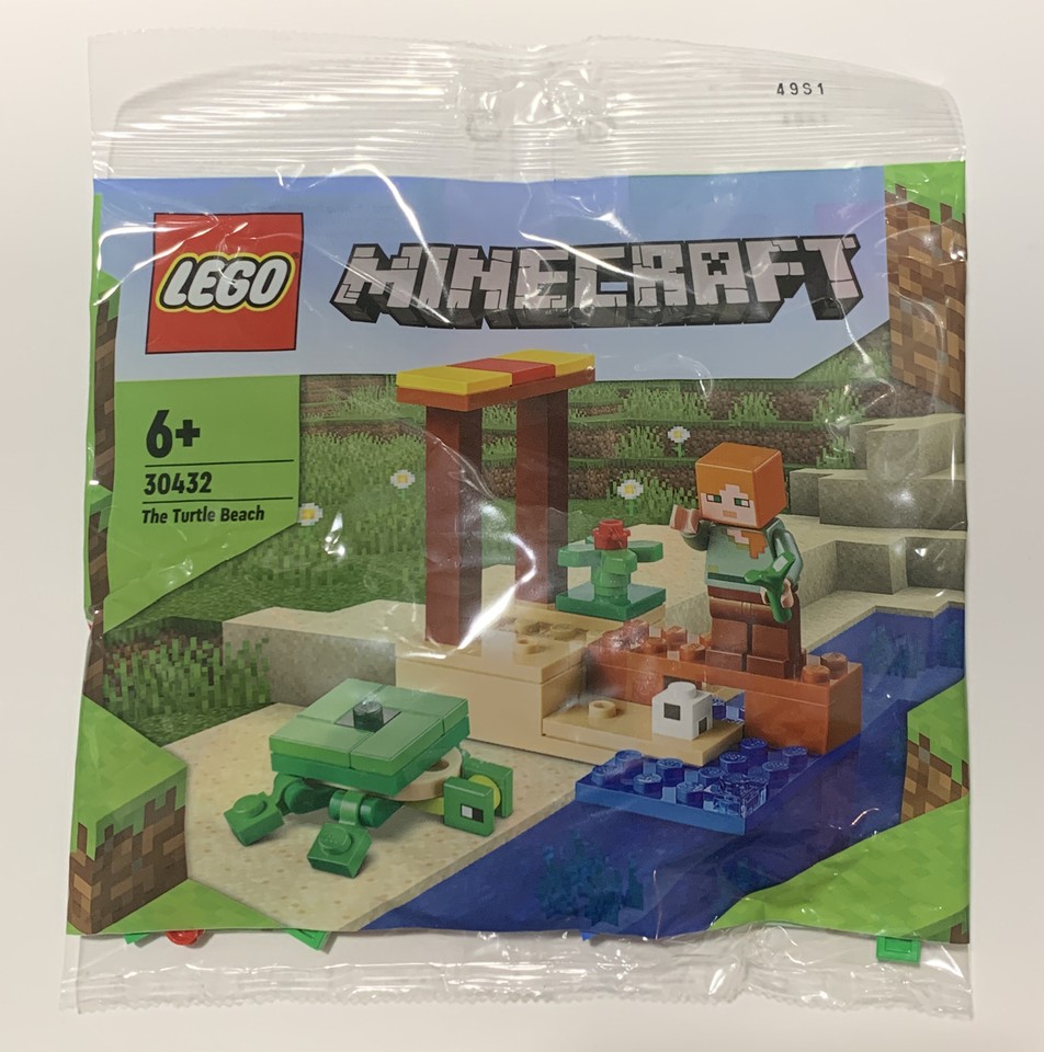 Lego 30432 Minecraft The Turtle Beach Polybag | eBay
