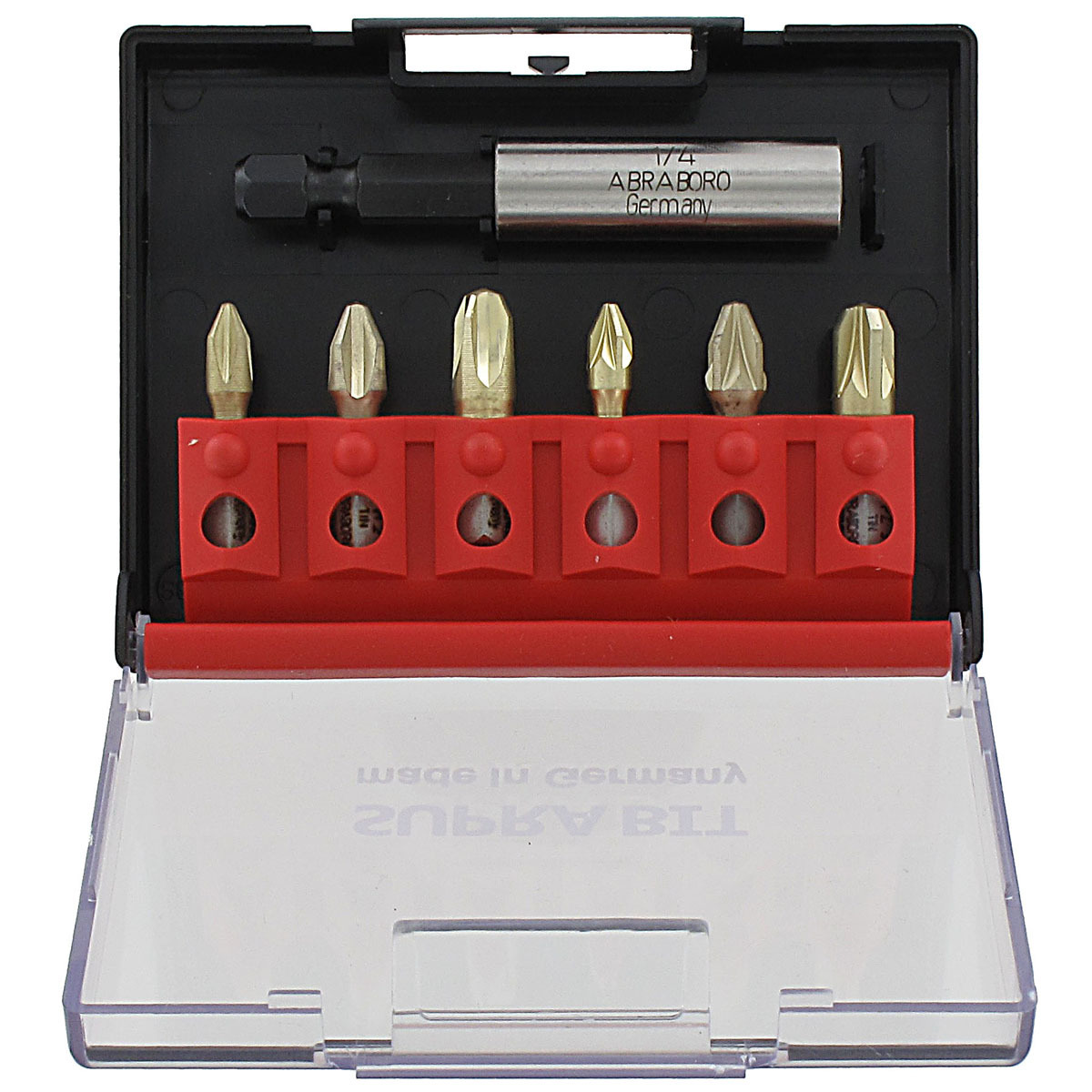 Bit-Satz praxisgerechte Bit-Box TIN- PH1 PH2 PH3 PZ1 PZ2 PZ3 + Adapter ...