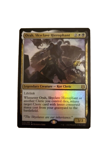 1x Orah, Skyclave Hierophant FOIL Zendikar Rising MTG Magic the ...