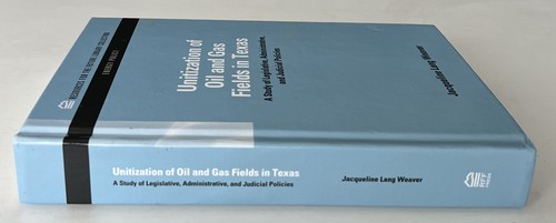 RFF Energy Policy Set Ser.: Unitization of Oil and Gas Fields in Texas ...