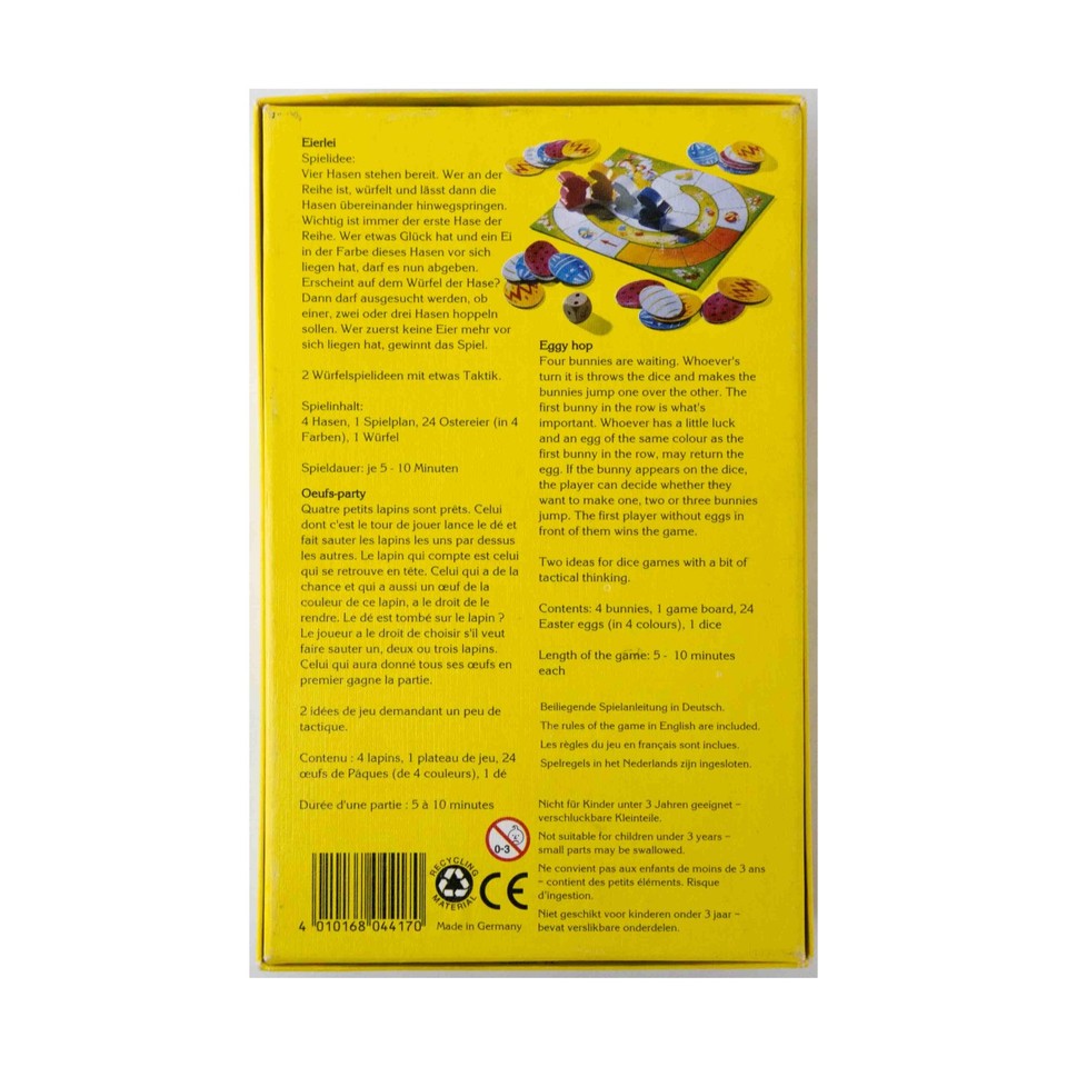 HABA Board Game Eierlei (Eggy Hop) Box Fair/EX | eBay