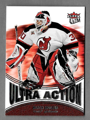MARTIN BRODEUR 2007-08 FLEER ULTRA ACTION INSERT CARD #UA4 DEVILS | eBay
