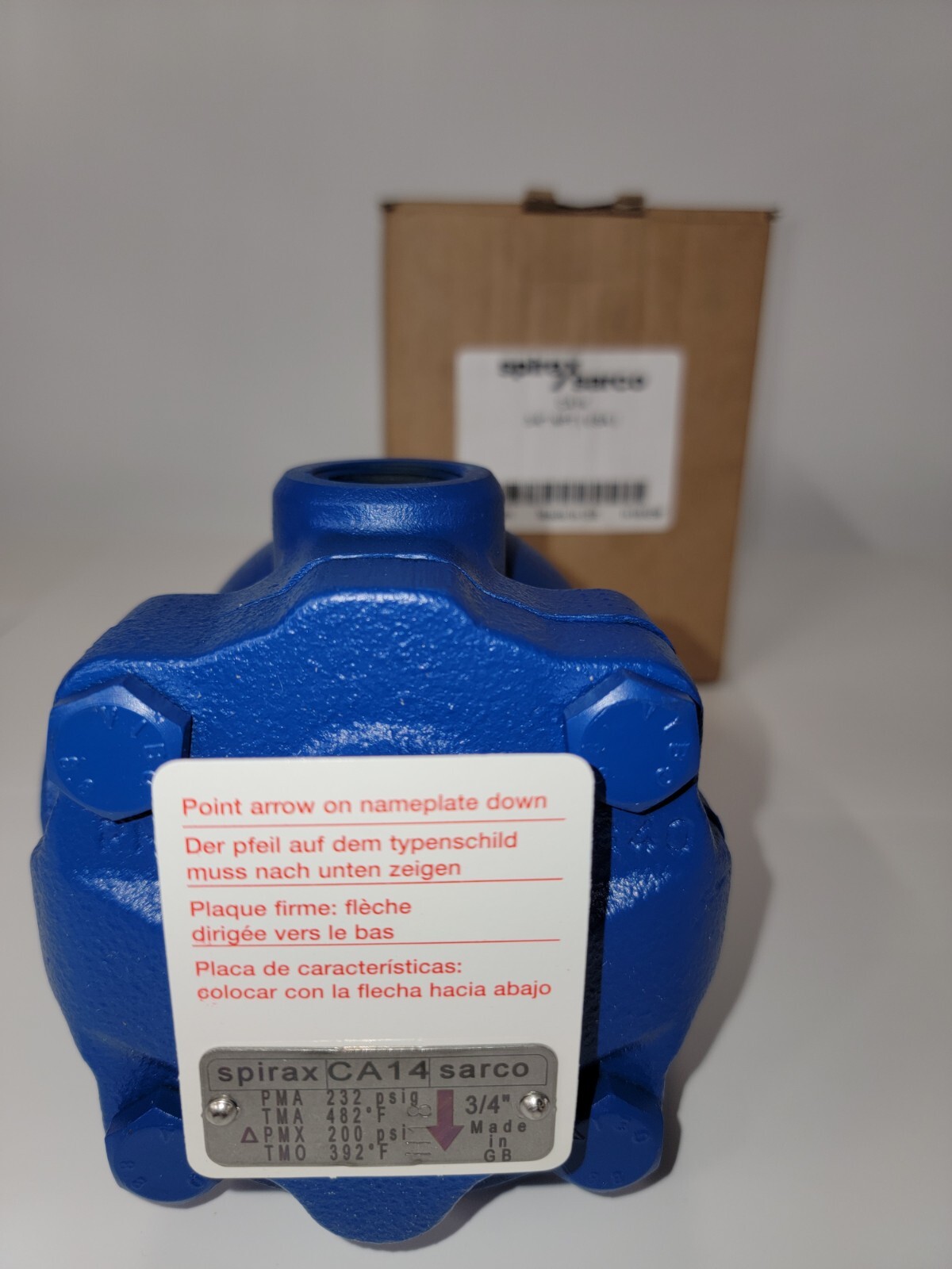 SPIRAX SARCO CA14 3/4" NPT (USA), 203 PSIG, LIQUID DRAIN TRAP Brand New ...