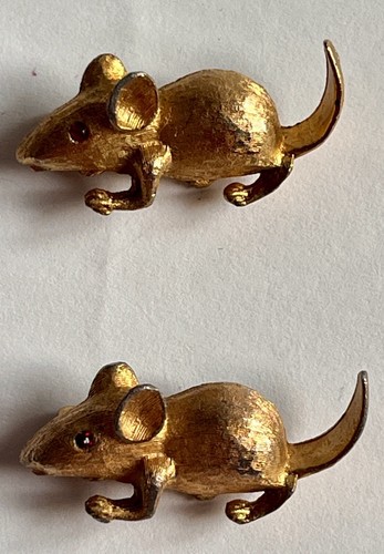 Vintage mouse red eye - Gem