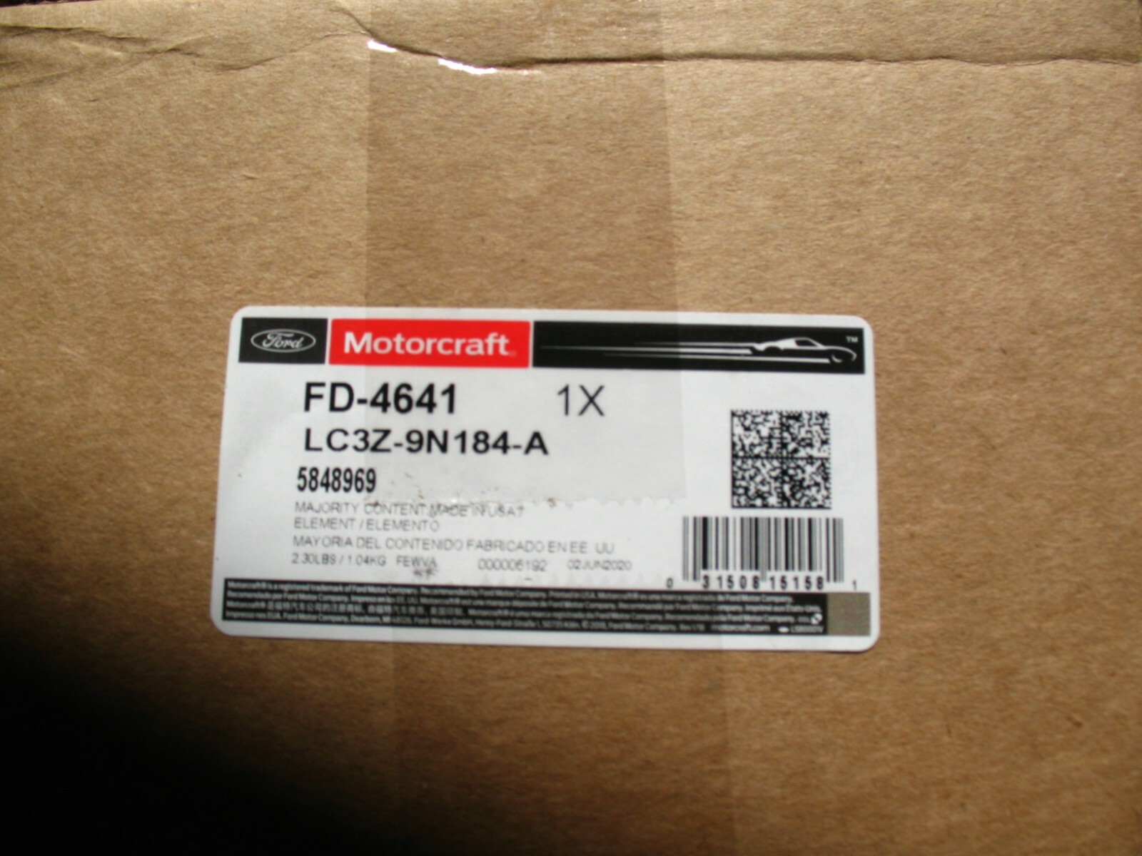 Motorcraft FD 4641 for sale online | eBay