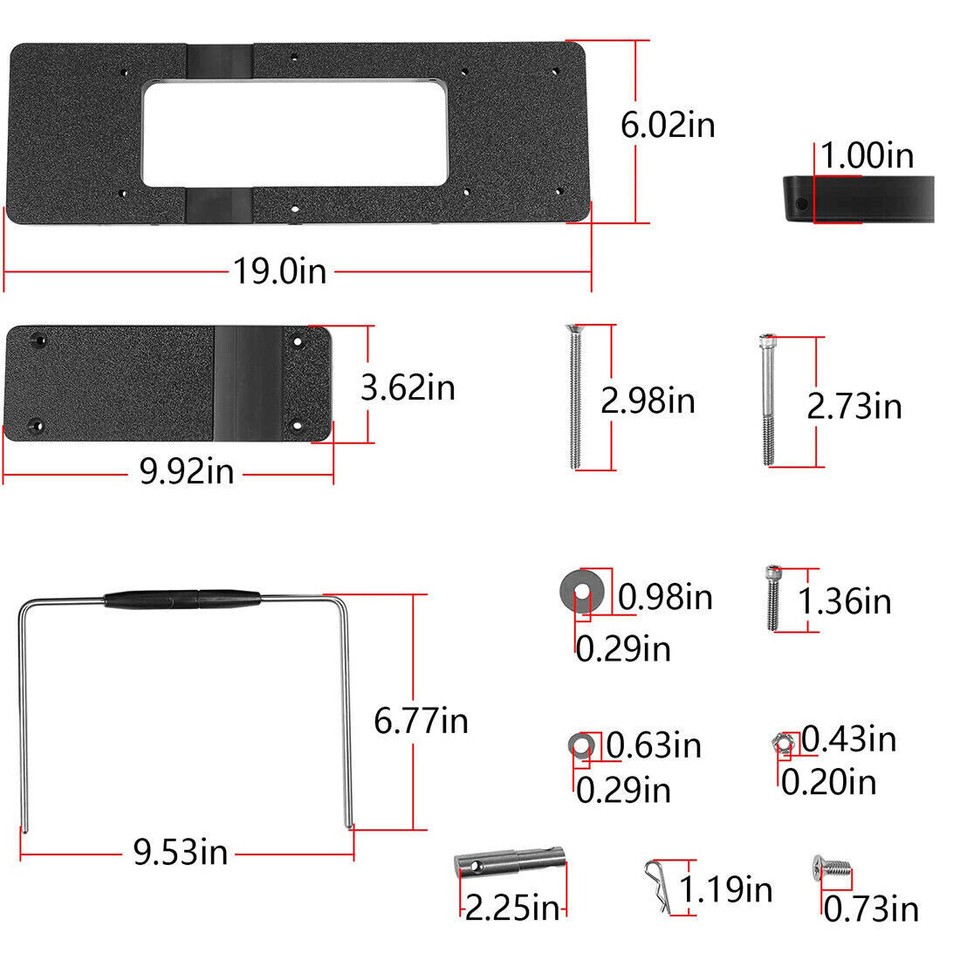 For Minn Kota Edge MKA-23 Ultra Composite Scissors Quick Release ...