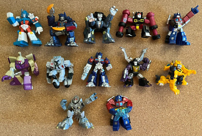 Transformers Robot Heroes Lot Of 12 Hasbro Mini Action Figures 2” - 3 ...
