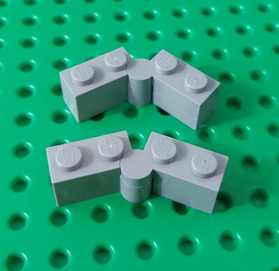 *NEW* Lego Light Gray Hinge 1x2 Interlocking Hinge Swivel Brick 1x4 ...