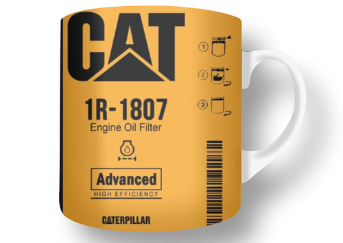 15OZ CAT COFFEE MUG OIL FILTER MUG - FUEL FILTER MUG | eBay