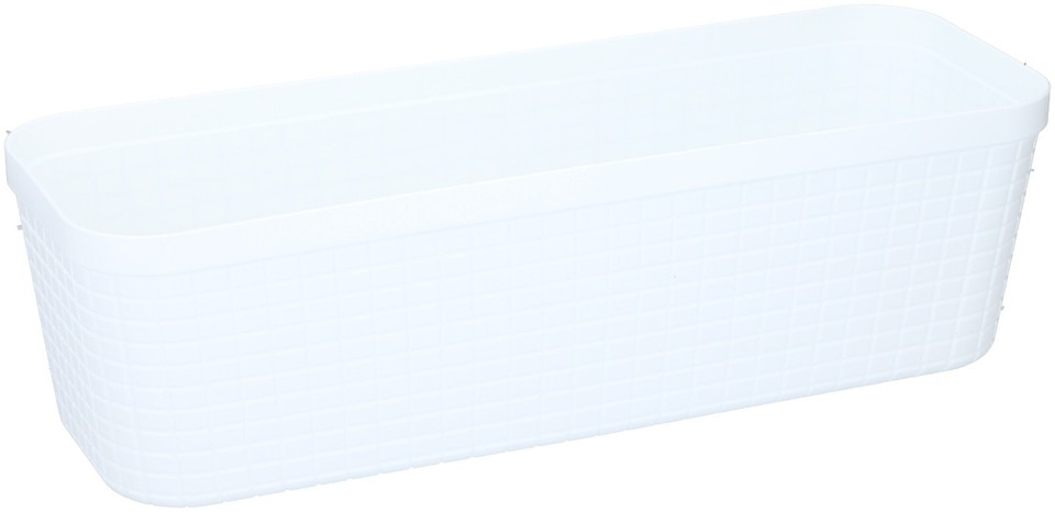 49cm Troughs Set of 3 Plastic Planters Window Box Balcony Plant Pot ...