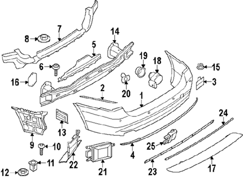 BMW 63147382233 GENUINE OEM REFLECTOR | eBay