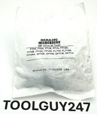 SNAP ON TOOLS USA 3/8 Drive Ratchet Repair Kit RKRA380 F70 F71 F710 ...