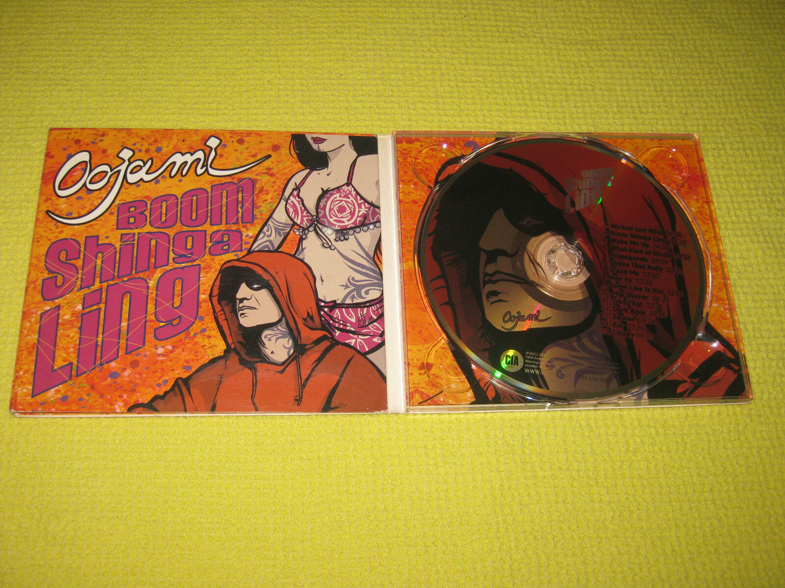 Oojami ‎– Boom Shinga Ling 2008 CD Album Electronic Hip Hop,Tribal Folk ...
