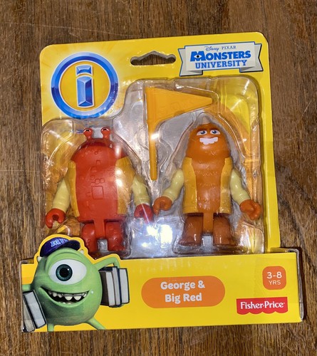 Imaginext Monsters University George & Big Red Figures by Fisher Price ...