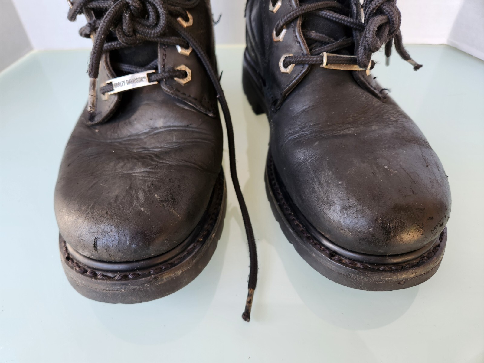 Harley-Davidson Men's Badlands Motorcycle Leather Boo… - Gem