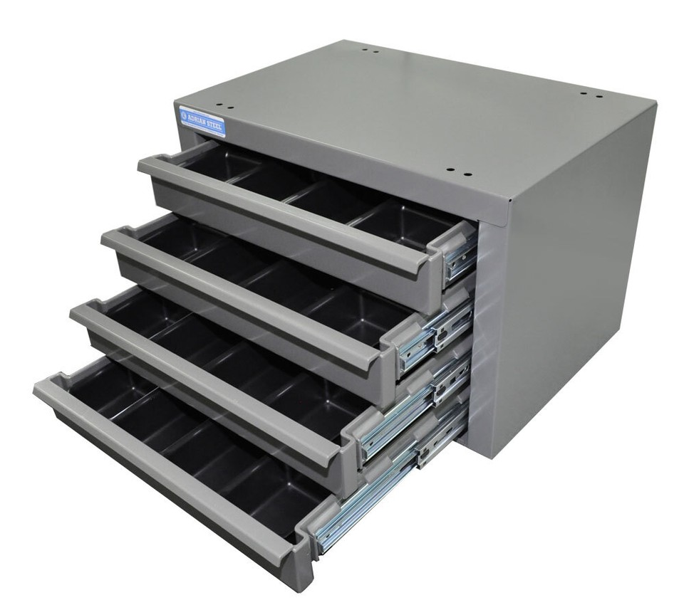 Adrian Steel 9, 4-Drawer Unit w/ Lock | eBay