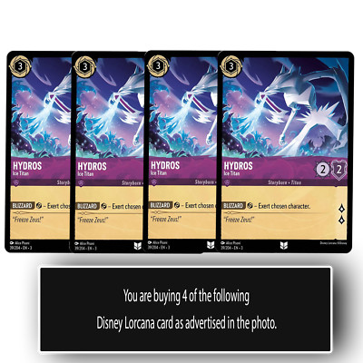 Playset Hydros - Ice Titan 39/204 Uncommon Into the Inklands Disney ...