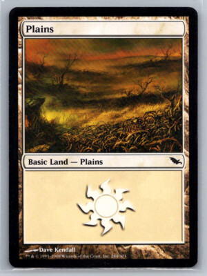 Basic Plains Magic: The Gathering MTG #284/301 Basic Land - | eBay
