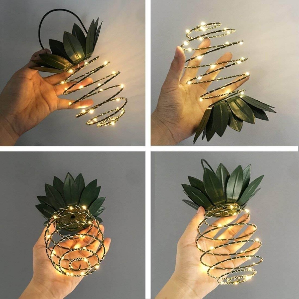 Pineapple Outdoor Pole Light