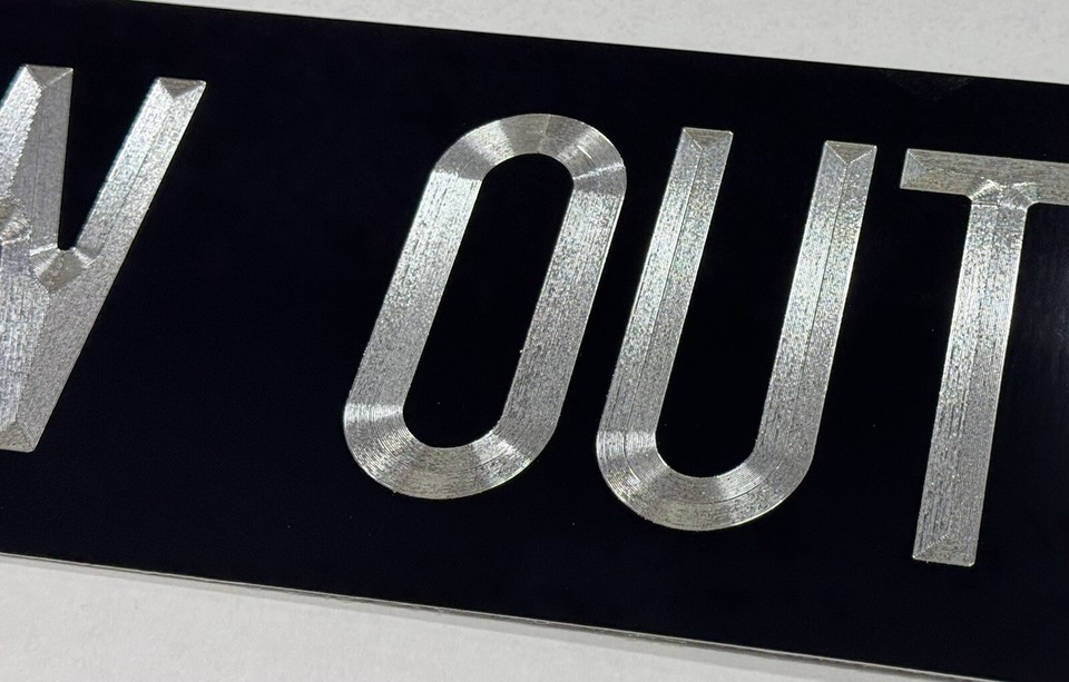 Custom European License Plate Diamond Etched Engraved Personalized Car ...