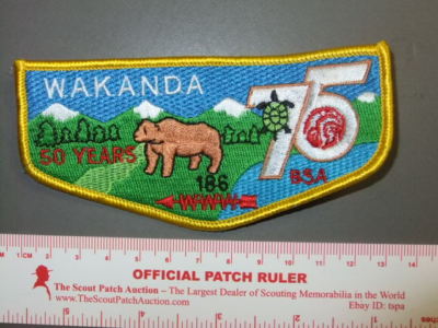 Boy Scout OA 186 Wakanda Flap 3036Y | eBay