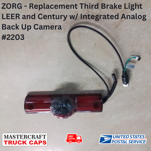 ZORG - 3rd Brake Light (LEER & Century) w/Analog Back Up Camera - #2203 ...