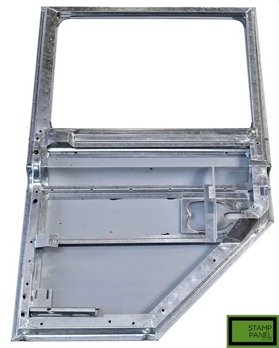 Right Hand 2nd Row 110 Galvanised Land Rover Defender Push Button Door ...