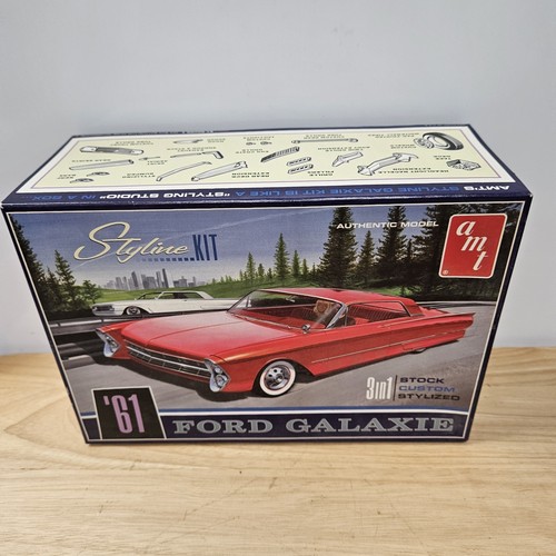 AMT 1961 Ford Galaxie Styline 3 IN 1 #652/12 NOB SEALED PARTS COMPLETE ...