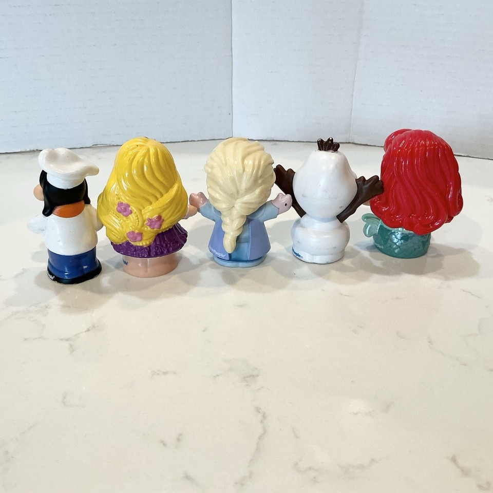 Fisher Price Little People Disney Princesses Aurora, Ariel, Elsa & Olaf ...