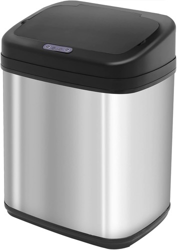 Motion Sensor Bin 20L Automatic Touchless Kitchen Waste Stainless Steel ...