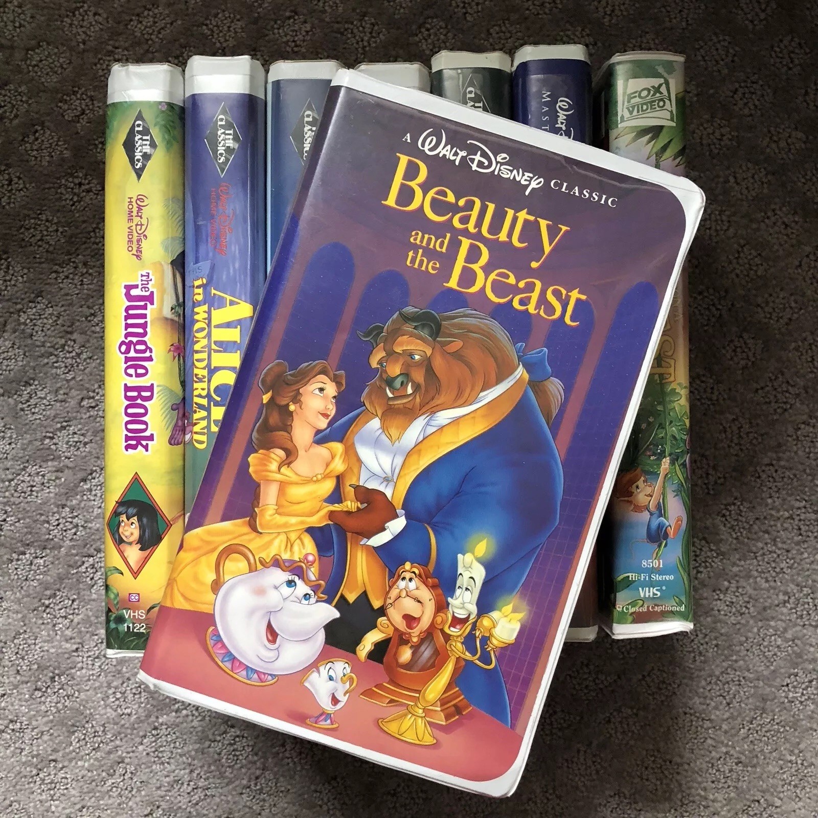 DISNEY, FOX VHS tapes original, BLACK diamond (1991-1998) Extremely ...