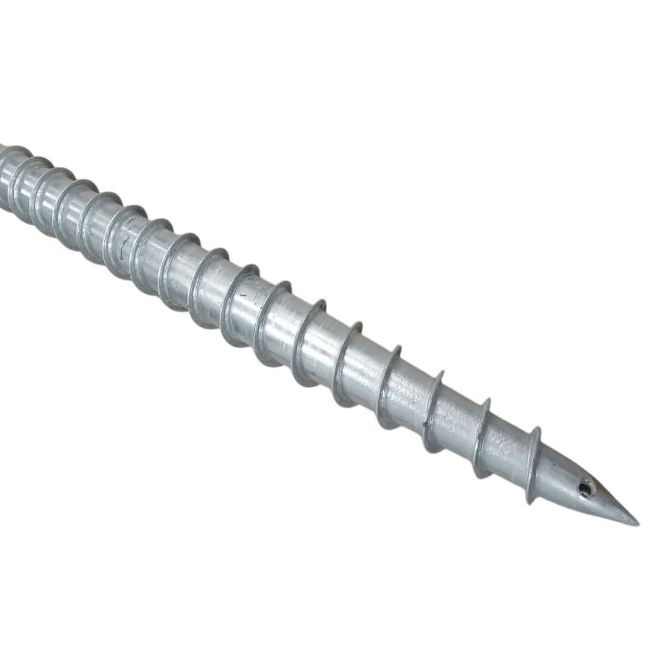 New Krinner G-Series G76X1600 Ground Screws for Fence Posts Ground ...
