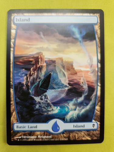 Magic The Gathering MTG Card Island 236 - Full Art Zendikar FAST ...