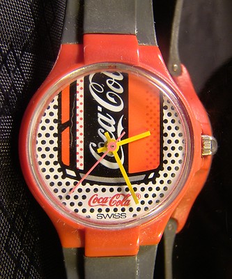 Collectable Women's Coca Cola Coke Swiss Red Black Can Dots Retro ...