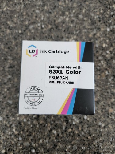 LD Products Replacement for HP63XL High Yield Tri-Color Ink Cartridge ...