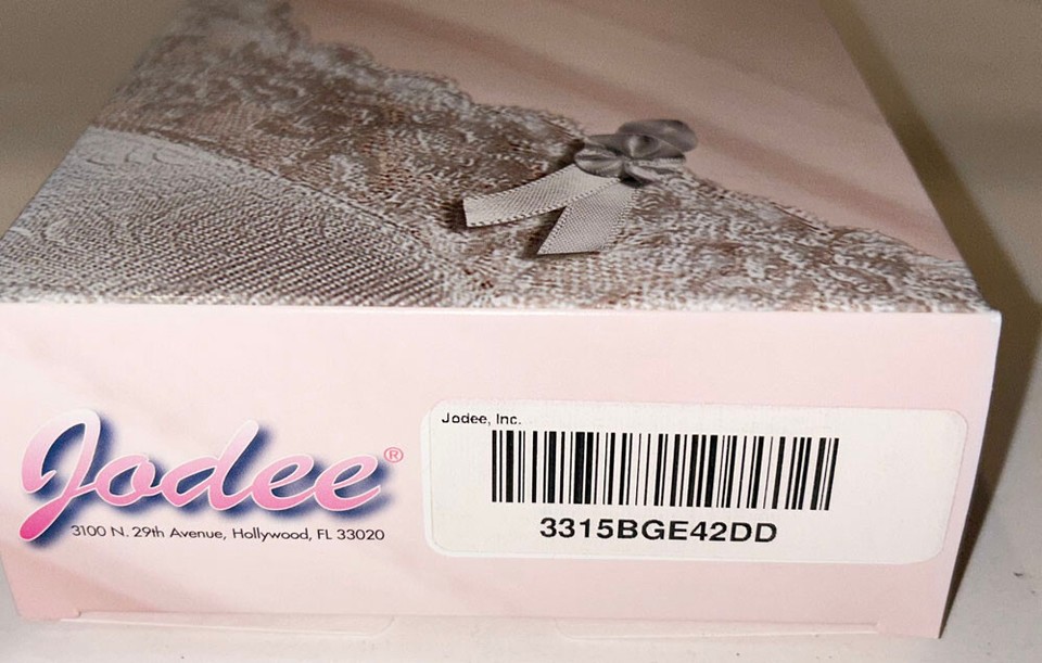 Jodee Beige Mastectomy Wireless Bra Style 3215 Size 42DD NIB. Elegant ...