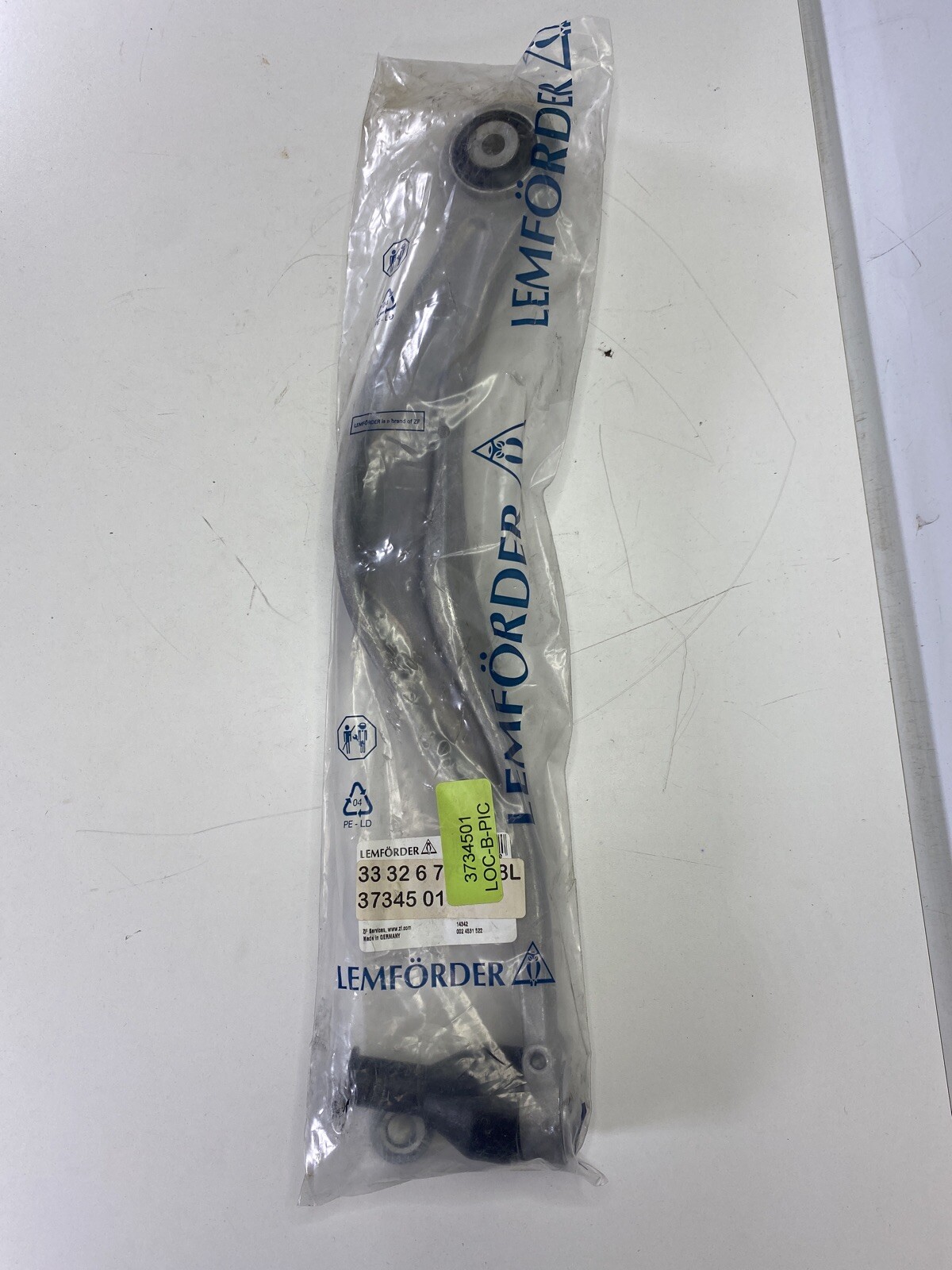 Lemforder 3734501 Left Rear Control Arm and Ball Joint Assembly ...