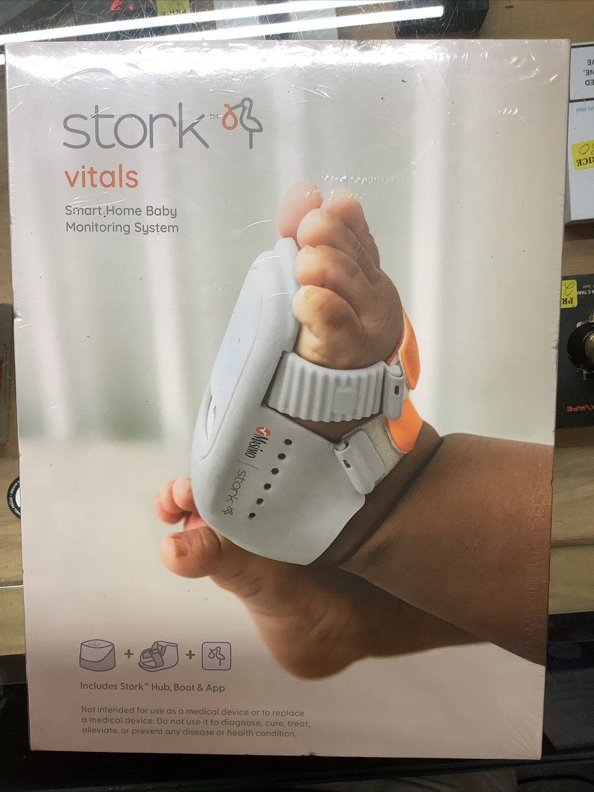 Masimo (STRKVTL100W) Stork Vitals Baby Monitoring System - White for ...