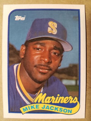 MIKE JACKSON SEATTLE MARINERS 1989 TOPPS BASEBALL CARD #169 | eBay
