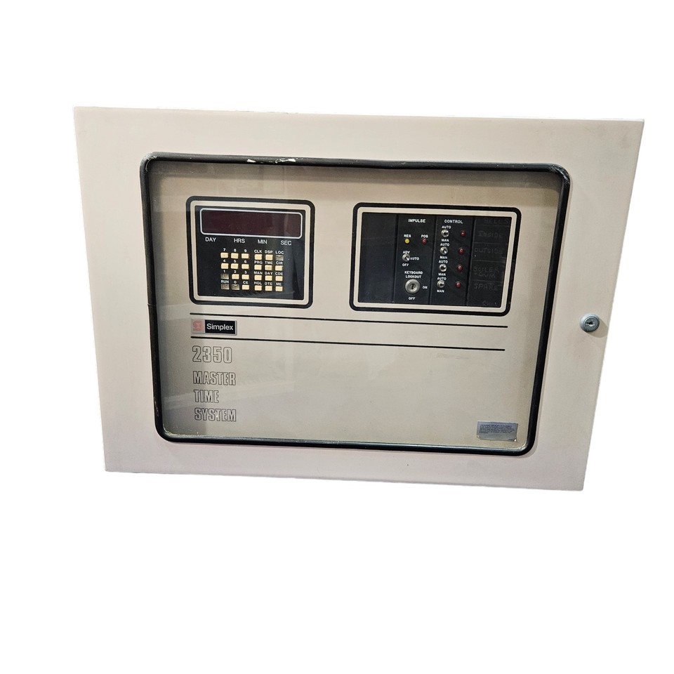 Simplex 2350 Master Time System Clock & Bell Control Center | eBay