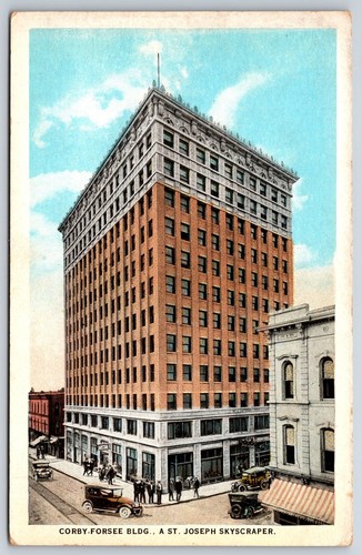 Saint Joseph Missouri~Corby Forsee Building~1920s Postcard | eBay