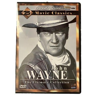 John Wayne The Ultimate Collection DVD 25 Movie Classics 4-Disc Set New ...