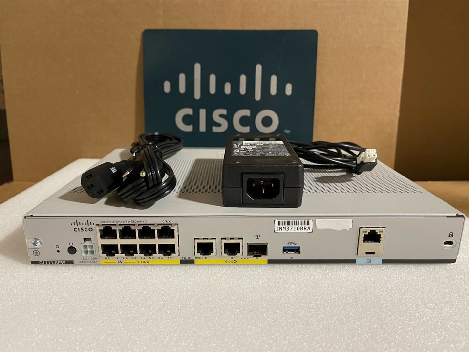 Cisco Systems C1111-8PW ISR 1100 8 Ports Dual GE WAN | eBay