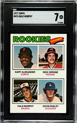 1977 Topps #476 Dale Murphy Rookie SGC 7 NEAR-MINT RC | eBay