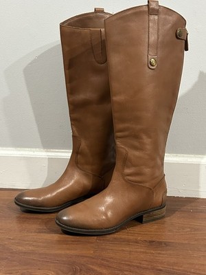 Sam Edelman Penny Leather Riding Boot Women’s Size US 7 M Whiskey ...