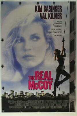 The Real McCoy 1993 Double Sided Original Movie Poster 27" x 40" | eBay