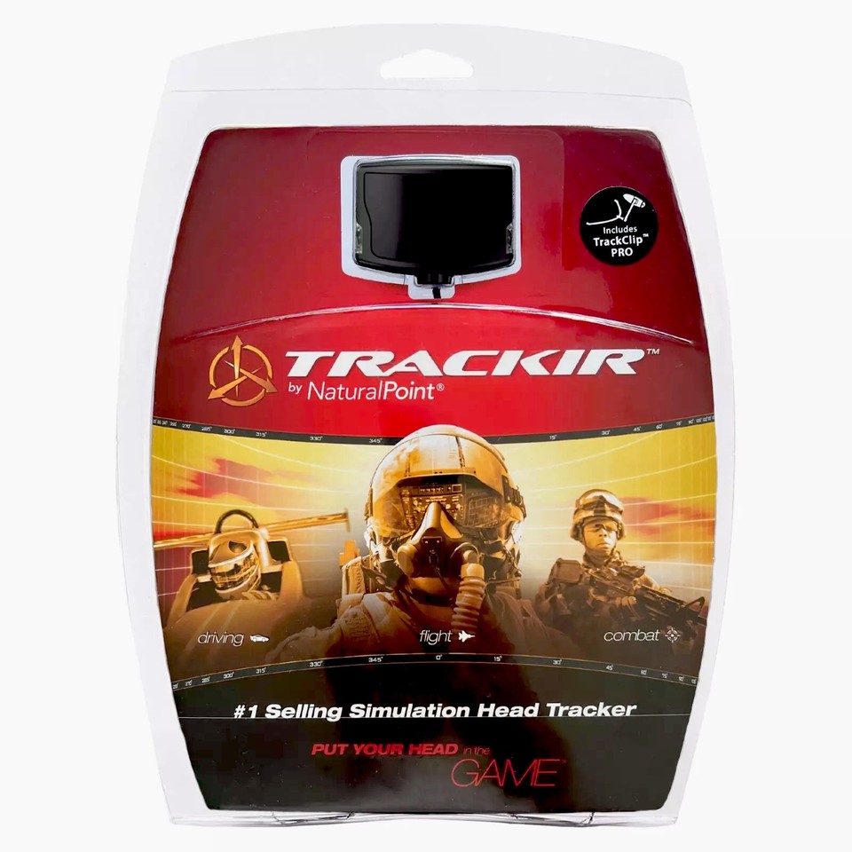 Natural Point TrackIr 5 Optical Head Tracking System Bundle +Track Clip ...