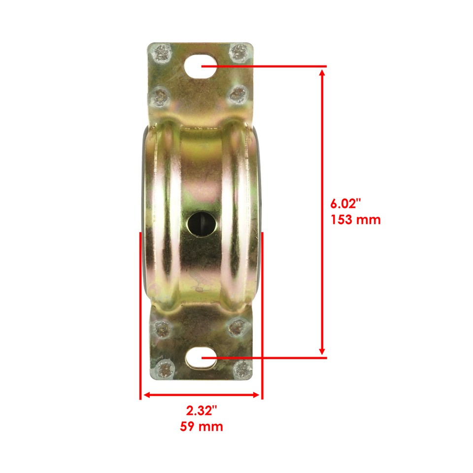 Front Rear Propeller Shaft Bearing Carrier For Polaris 3515075 3514806 ...