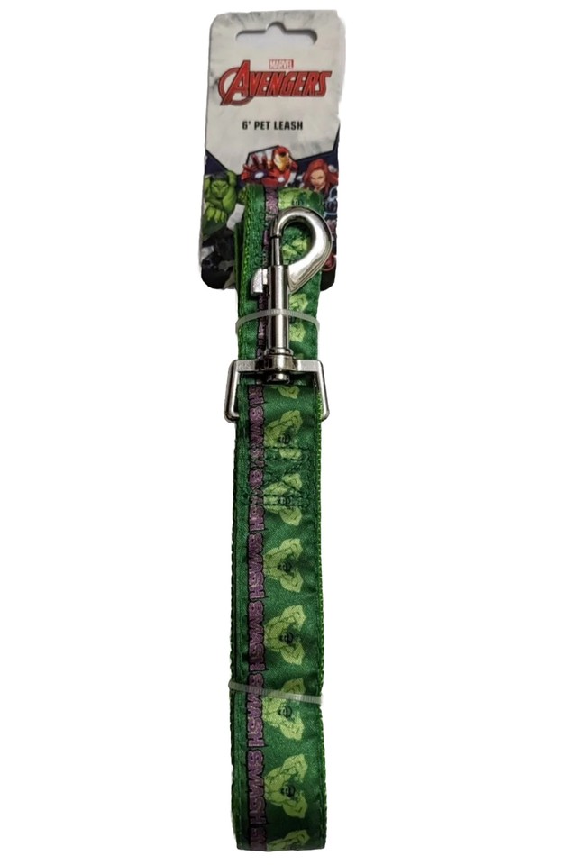 Incredible Hulk Dog 6' 6 Feet Leash Marvel Comics Classic Heroes Pets ...