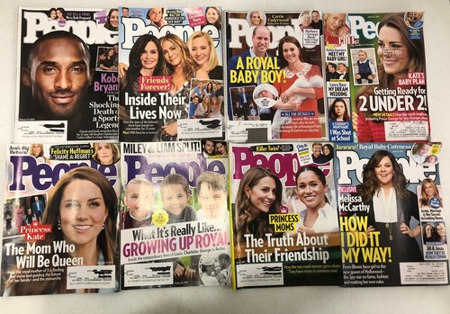 Lot of 8 People Magazines all 2019 Royal Family And Kobe Bryant | eBay